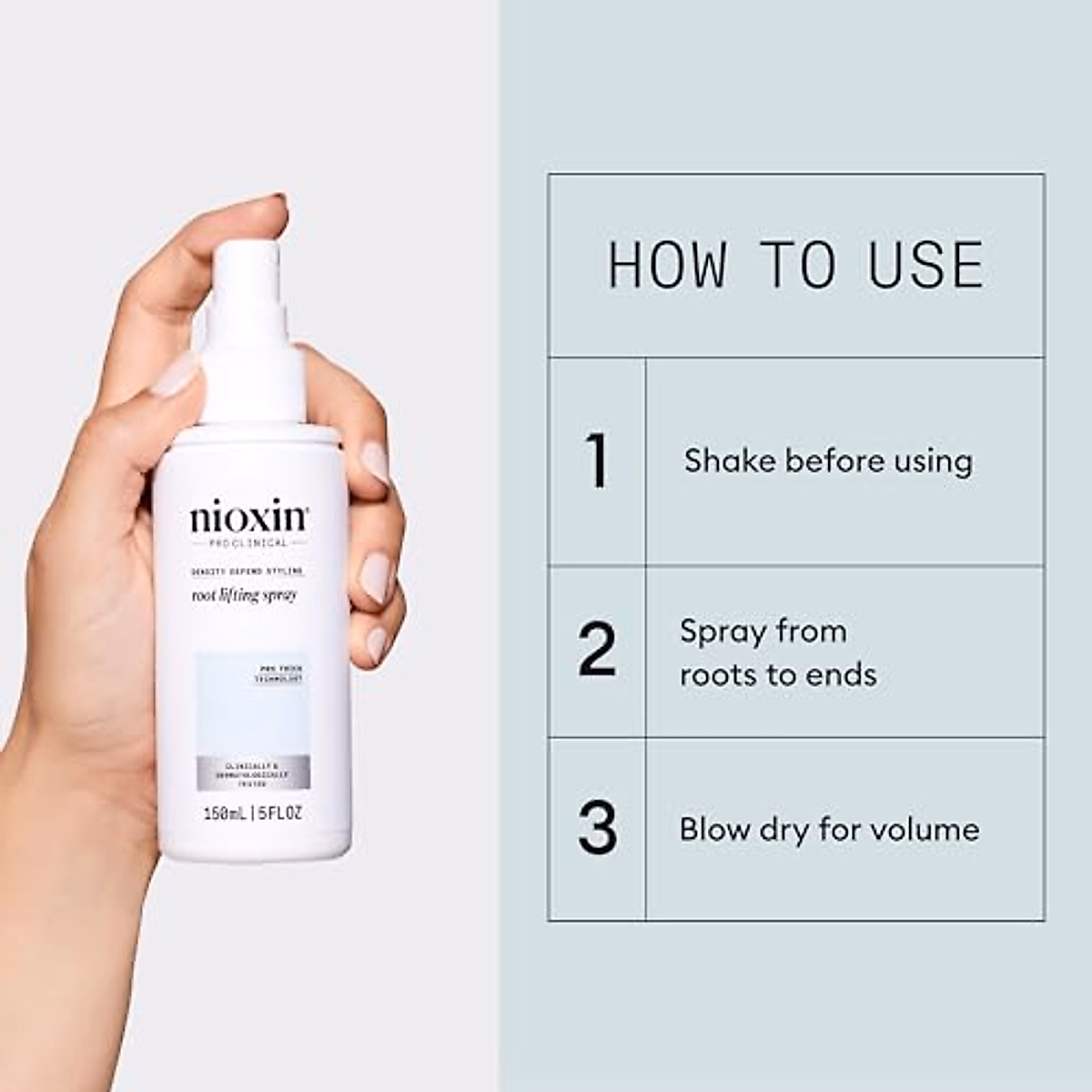 Nioxin System Kit 2 + Thickening Spray, For Natural Hair with Progressed Thinning, Full Size (3 Month Supply)