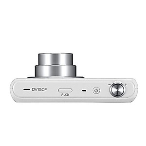 Samsung DV150F 16.2MP Smart WiFi Digital Camera with 5x Optical Zoom and 2.7" main and 1.48" front Dual LCD Screens (White)