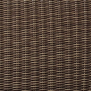 Crosley Furniture Bradenton All Weather Rattan Wicker Outdoor Sectional Coffee Table for Patio, Deck, Porch, Brown