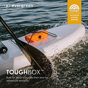 Evergreen 56 ToughBox - EDC Dry Box Protective Case USA Made for Organization of Cameras, Phones, Camping, Fishing, Hiking, Water Sports (Clear)