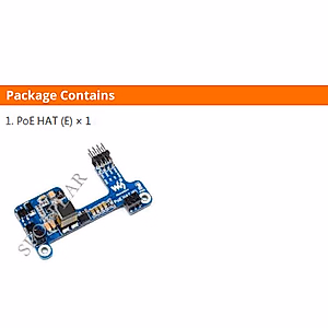 PoE HAT Power Over Ethernet 802.3af-Compliant for Raspberry Pi