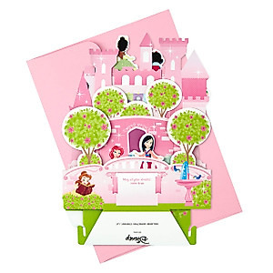 Hallmark Paper Wonder Pop Up Birthday Card for Kids (Disney Princess Castle)