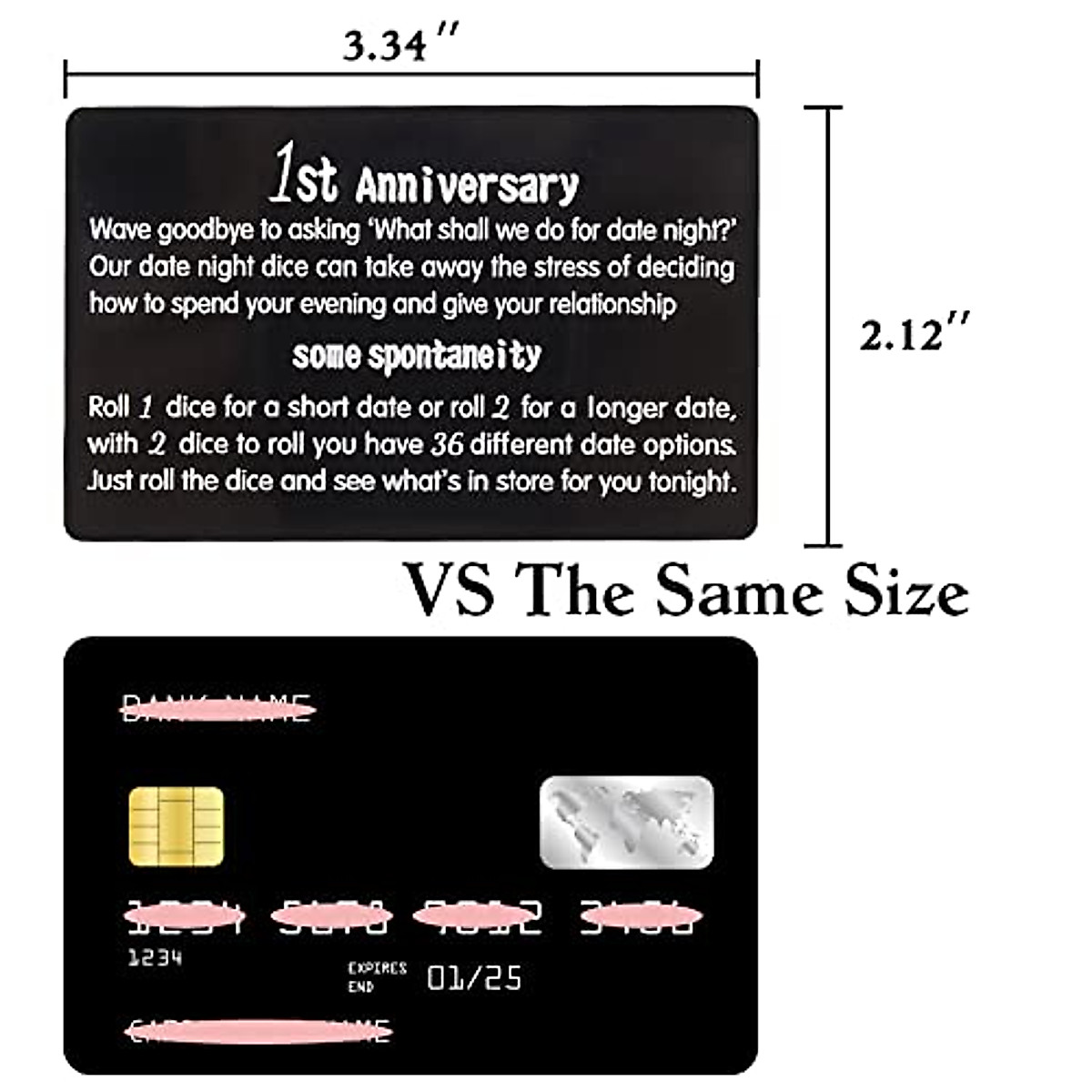 1st Anniversary Dice,1st Wedding Anniversary Dice for Couples,1 Years Anniversary Date Night Dice Gift,1 Years Anniversary for Her,1st Anniversary for Husband