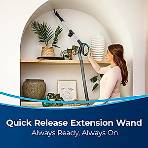 Bissell CleanView Swivel Rewind Pet Reach Vacuum Cleaner, with Quick Release Wand, Swivel Steering and Automatic Cord Rewind, 3197A