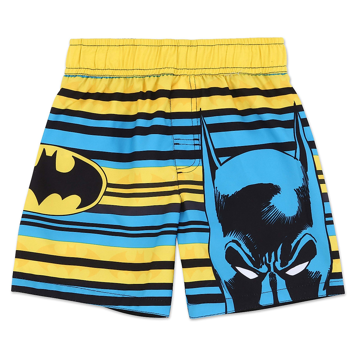 Warner Bros. Justice League Batman Toddler Boys Swim Bathing Suit Yellow/Blue 2T