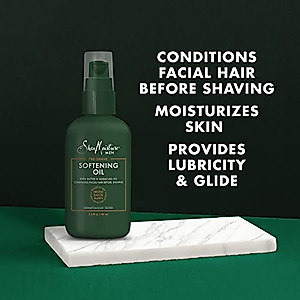 SheaMoisture Men Shaving Oil For Smooth Skin and Maximum Glide Pre-Shave Softening Oil Dermatologist-Tested Skin Care Proven to Prevent Razor Bumps 3.2 oz