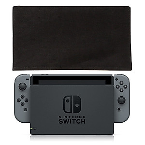 Nintendo Switch Dust Cover by Brand, Water Proof, Thick Fabric, Precision Cut for Easy Cable Access, Black