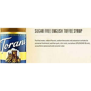 Torani® English Toffee Syrup Sugar Free