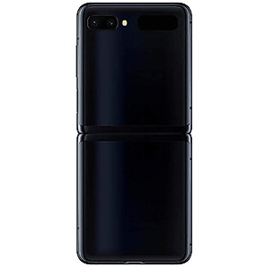Samsung Galaxy Z Flip (256GB, 8GB) 6.7" Foldable AMOLED, Snapdragon 855+, AT&T Unlocked GSM 4G LTE (T-Mobile, Metro, Straight Talk) F700U/DS (Mirror Black) (Renewed)