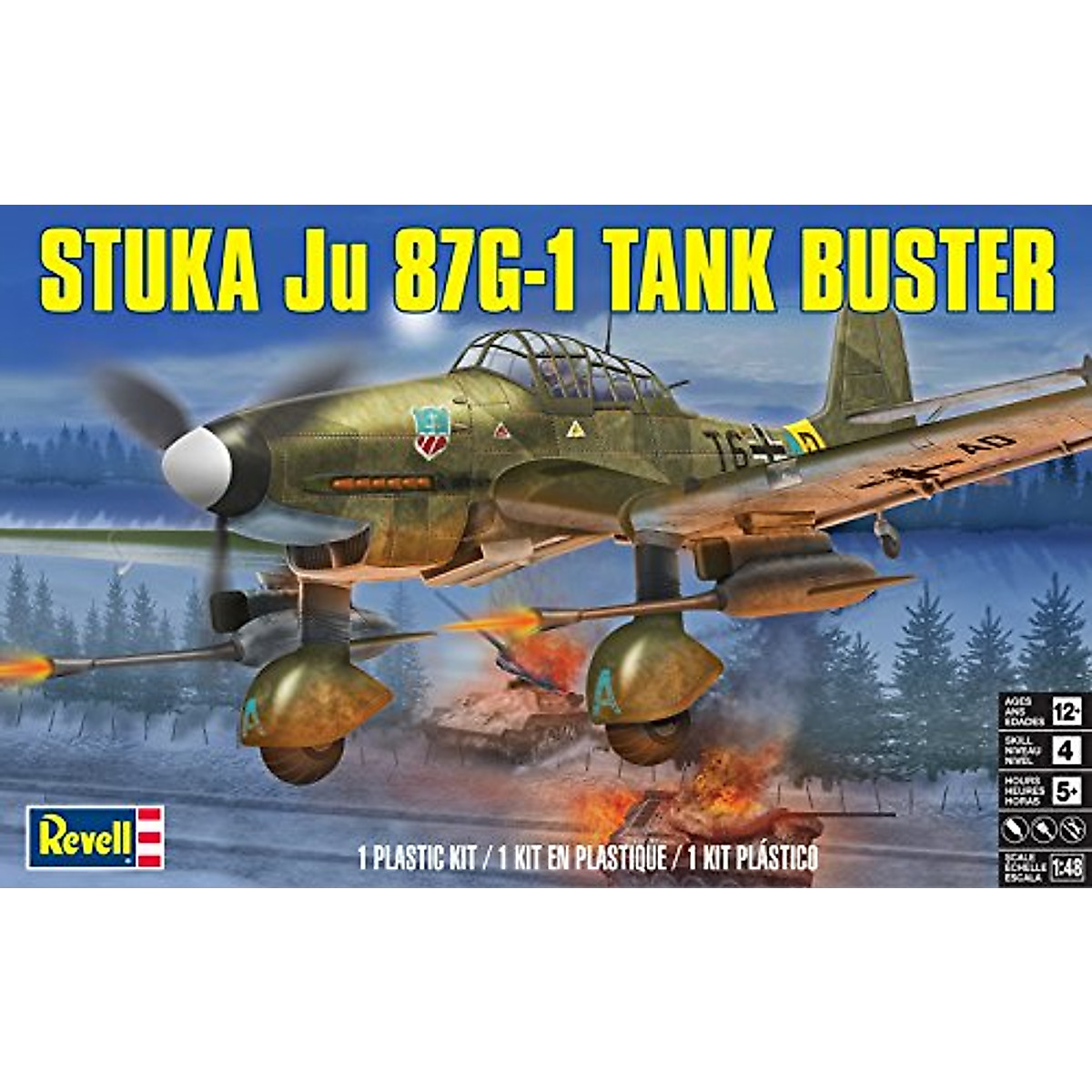 Revell Stuka Ju 87G-1 Tank Buster Plastic Model Kit