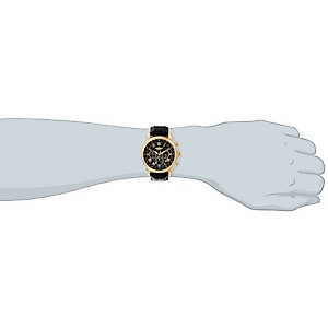 I By Invicta Men's 90242-003 Chronograph Black Dial Black Leather Watch