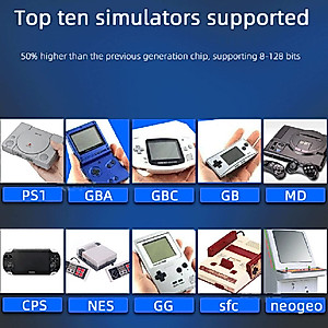 X19 Retro Game Machine HD 7 inch Large Screen Handheld Double Rocker Game Machine Design 8G built-in 1000 Games TV Video Game Console