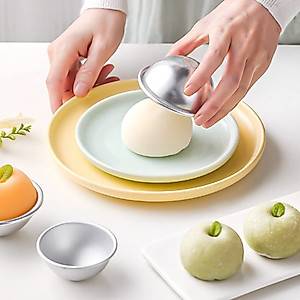 XIYUAN 6 Pack of 4 inch Cake Pans, Mini Cake Pans, Round Cake Pans Aluminium Cake Pans - Suitable For Chocolate, Cake, Jelly, Pudding, Hand Soap, Candy, Etc Cake Baking Moulds