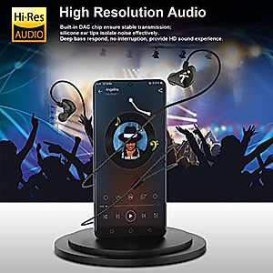 APETOO Sports USB C Headphone Wired Earbuds with Mic Hi-Res DAC,Noise Cancelling Earphones in-Ear Headset Earhooks for Samsung S22 S21 Ultra 5G S20+ S20FE Z Flip4 Fold4,Pixel 7 6 6a 5 4XL,Oneplus 10T