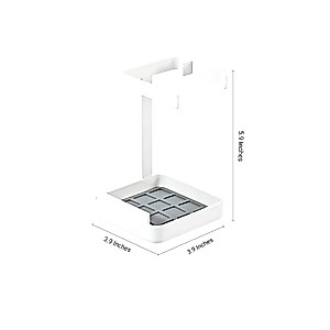 Utensil And Pot Lid Holder - Spoon Rest For Stove Top - Lid Holder For Kitchen - Tablet holder - Kitchen Organizer - Modern Sleek Design