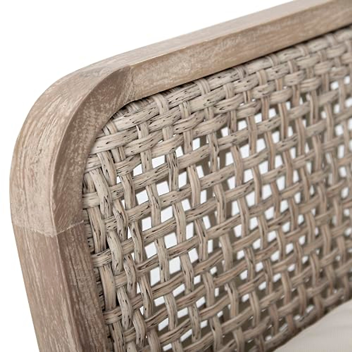 Merax Set of 2 Outdoor Acacia Wood Club Chair,Patio Furniture Conversation Set for Backyard,Weight Capacity 400lbs