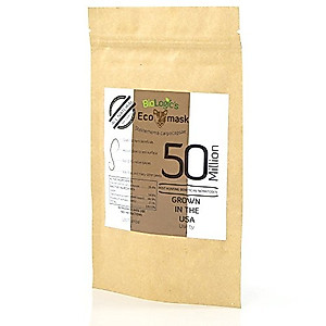 BioLogic All-Natural Pest Control Ecomask - 50 Million Steinernema carpocapsae (Sc) Beneficial Nematodes for Fleas, Armyworms, Cutworms and More - Pet, Plant and Family-Safe - USA Grown, Non-GMO