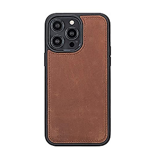 iPhone 14 Pro Leather Case, iPhone 14 Pro 6.1" Tri-fold Wallet, Magnetic Detachable iPhone 14 Pro Cover, Apple iPhone 14 Pro Card Holder