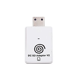 XHSESA Practical SD Card Reader Adapter with CD for Sega Dreamcast Dreamshell V4.0 Game Machine Accessories