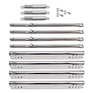 Yiming Grill Replacement Parts for Charbroil Advantage Series 4 Burner 463344015 463343015 463433016 463240115 463240015 463432215 Gas Grills, Burner Tubes, Heat Plates, Carryover Tubes.