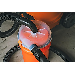 Single patented Dustopper High-Flow 90-Degree Sweep Elbow for 2-1/2" vacuum hoses, improves air flow of any system