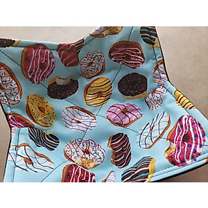 Frosted Donuts Microwave Cozy Sweet Treat Reversible Microwaveable Bowl Holder Doughnut Themed Gifts