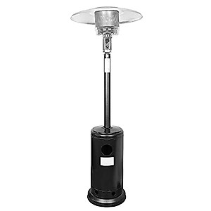 UEIDIHI Portable Outdoor Heater, 50,000 BTU Tabletop Patio Heater with Wheels, Propane Gas Heater with Triple Protection System, Suitable for Garden, Patio