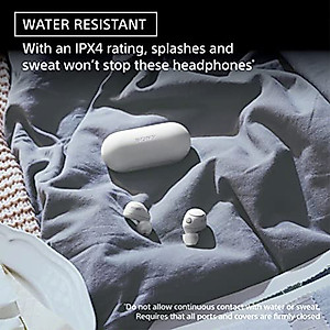 Sony WF-C700N Truly Wireless Noise Canceling in-Ear Bluetooth Earbud Headphones with Mic and IPX4 Water Resistance, White