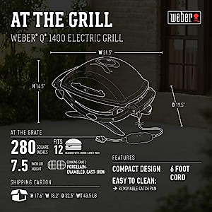Weber Q2400 Electric Grill , Grey
