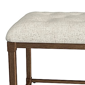 Hillsdale Furniture Katherine Vanity Stool, Golden Bronze