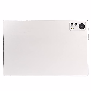 Qinlorgo Tablet PC, 100240V 10.1 Inch Tablet 1960x1080 IPS Screen 8G RAM 256G ROM Octa Core Processor for Travel for Home (US Plug)