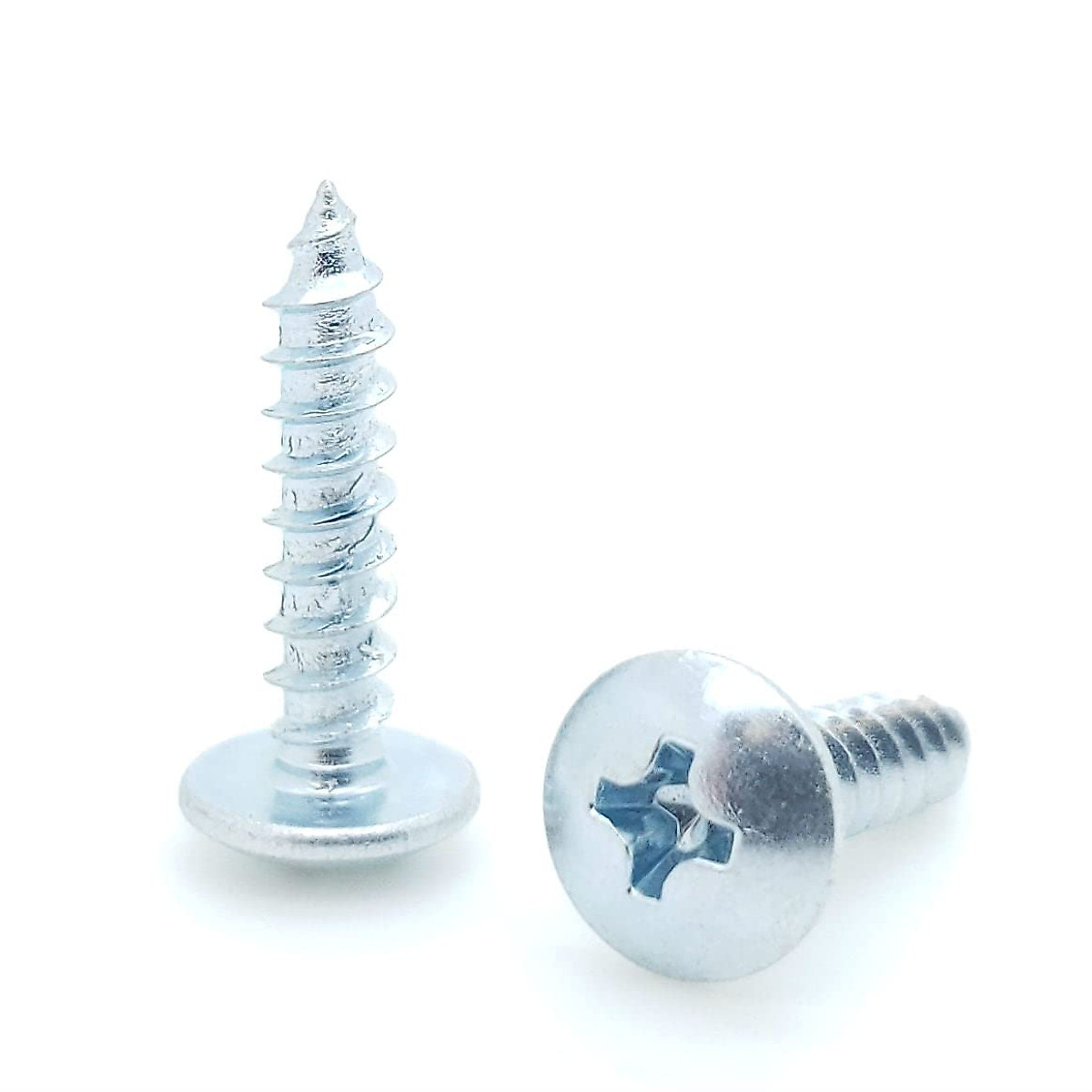 100 Qty #6 x 5/8" Zinc Plated Phillips Truss Head Wood Screws (BCP537)