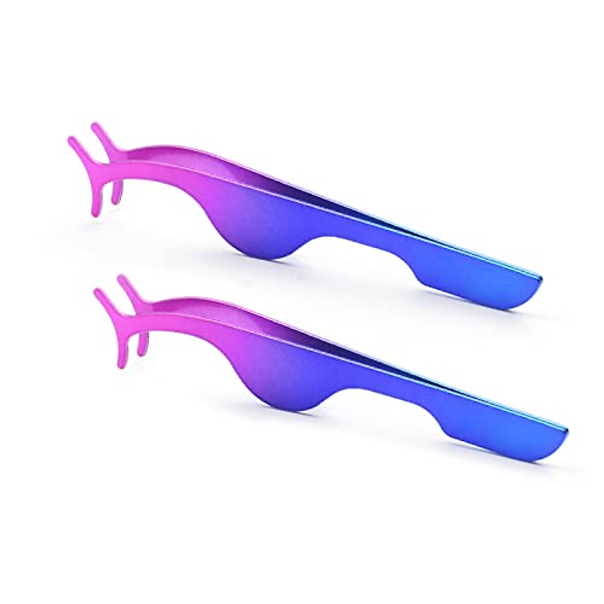 2pcs Eyelash Applicator Tool Eyelash Tweezers Lash Tool for False Lashes Lash Tools for Eyelash Extensions Fake Eyelash Applicator Lashes Clip Eyelash Tweezer Set