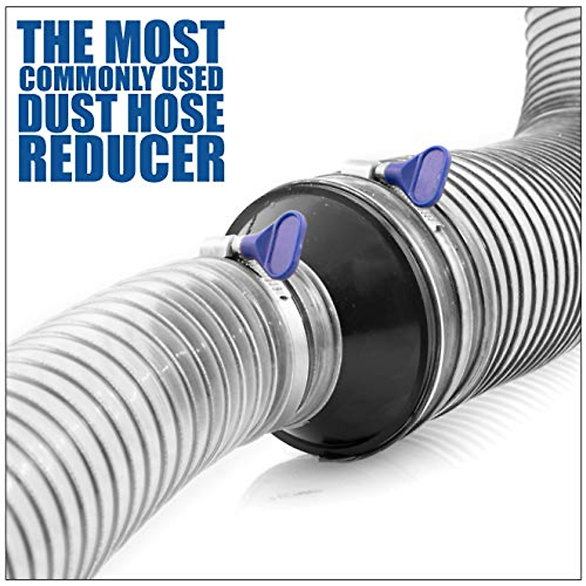 Fulton 4 inch to 2 1/2 inch Reducer Fitting for Dust Collection Hose to Hose Connections and 4 Inch Port Connections on Larger Machinery