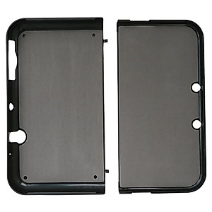 Protective Case Cover with Hard Shell Skin Compatible for New Nintendo 3DS XL LL, Anti-Scratch and Anti-Slip - Black