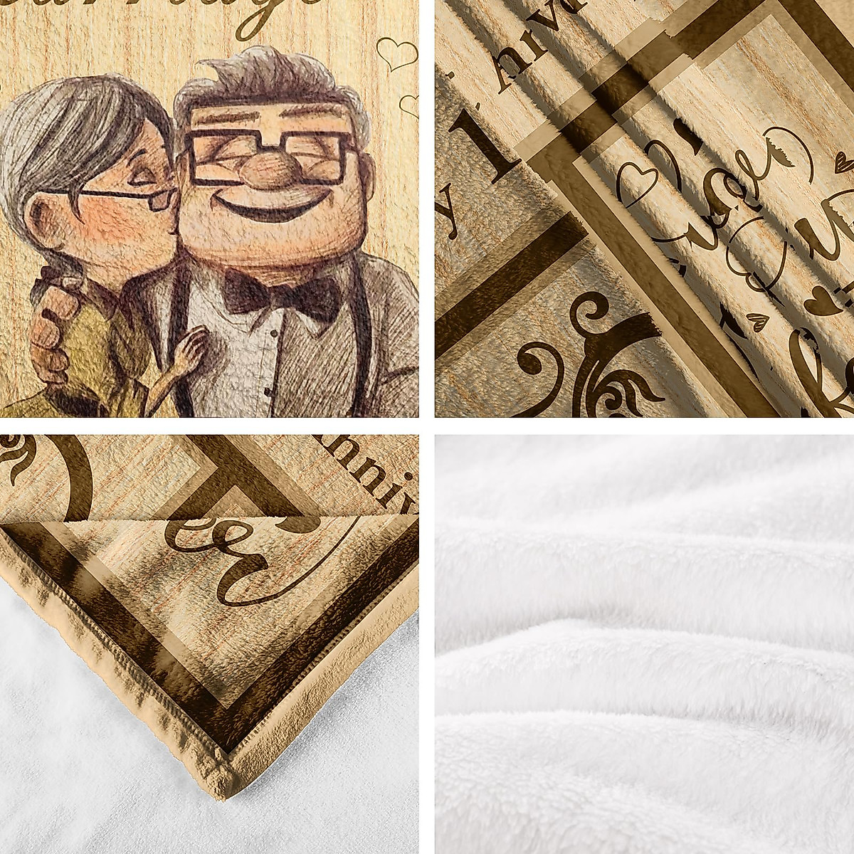 AKLSNDLKA 25th Anniversary Blanket Gifts,25th Silver Anniversary Wedding Gifts for Couple,Gifts for 25th Anniversary, 25 Year Anniversary Wedding Gifts,25th Anniversary Decorations Blanket