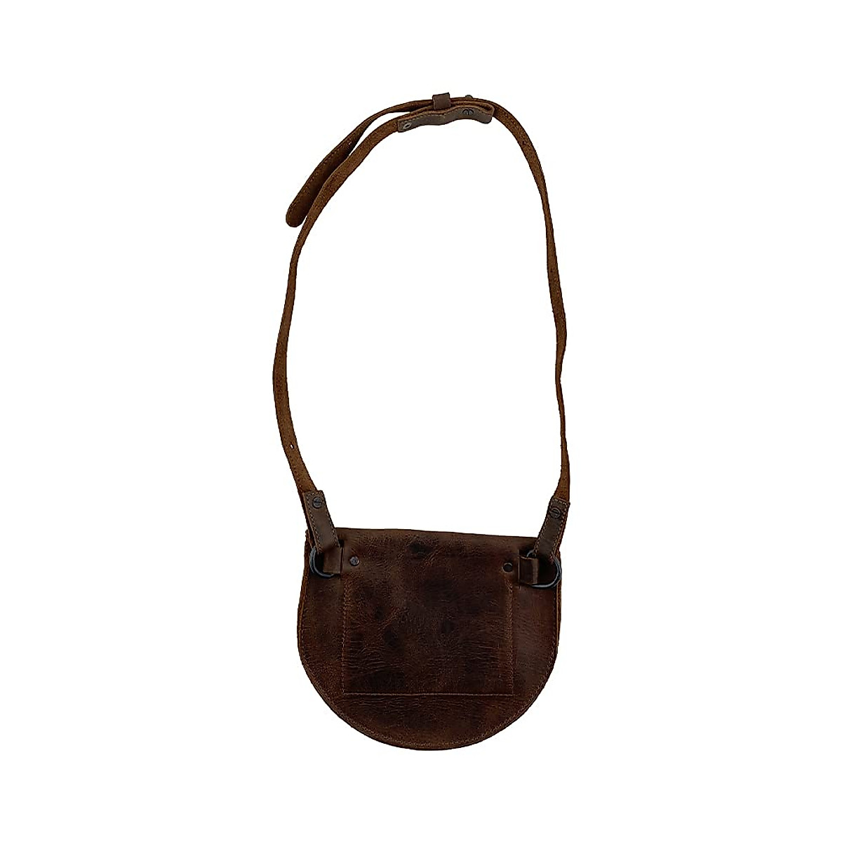 Hide & Drink, Hip and Shoulder Bag Handmade from Full Grain Leather (Bourbon Brown)