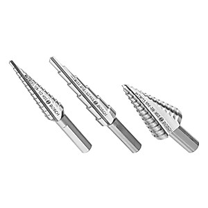 Bosch SDC30 3 pc. High-Speed Steel Turbo Step Drill Bit Set