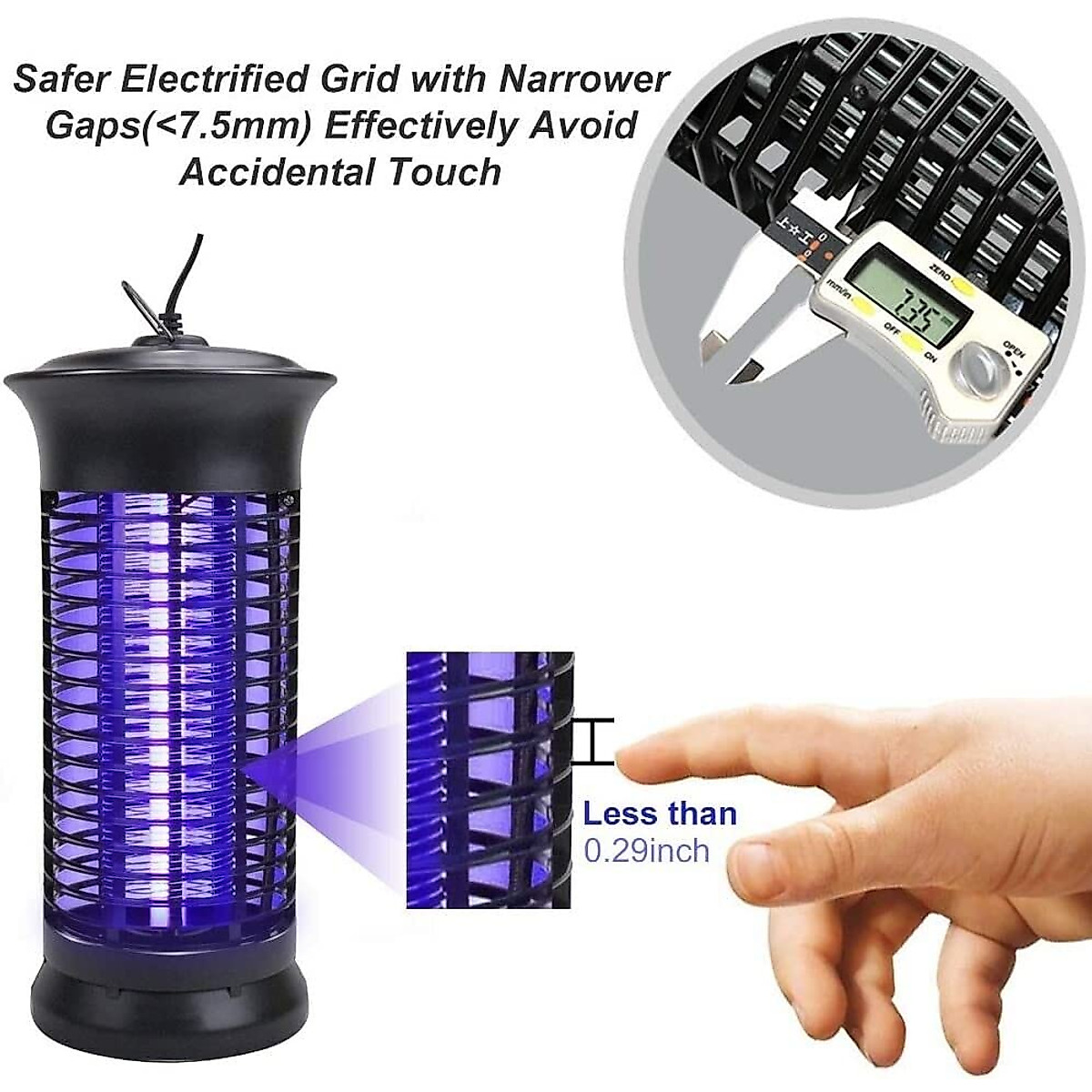 THE PERFECT PART Electric Fly Gnat Killer Lamp Pests Fly Insect Trap Mosquito Bug Zapper 4,000V
