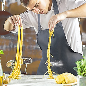 Geyoga 14 Pack Adult Aprons Bulk Painting Aprons for Women Machine Washable Commercial Apron with No Pockets Adjustable Plain Bib Aprons Unisex Chef Apron, Kitchen BBQ Crafting Aprons for Women Men