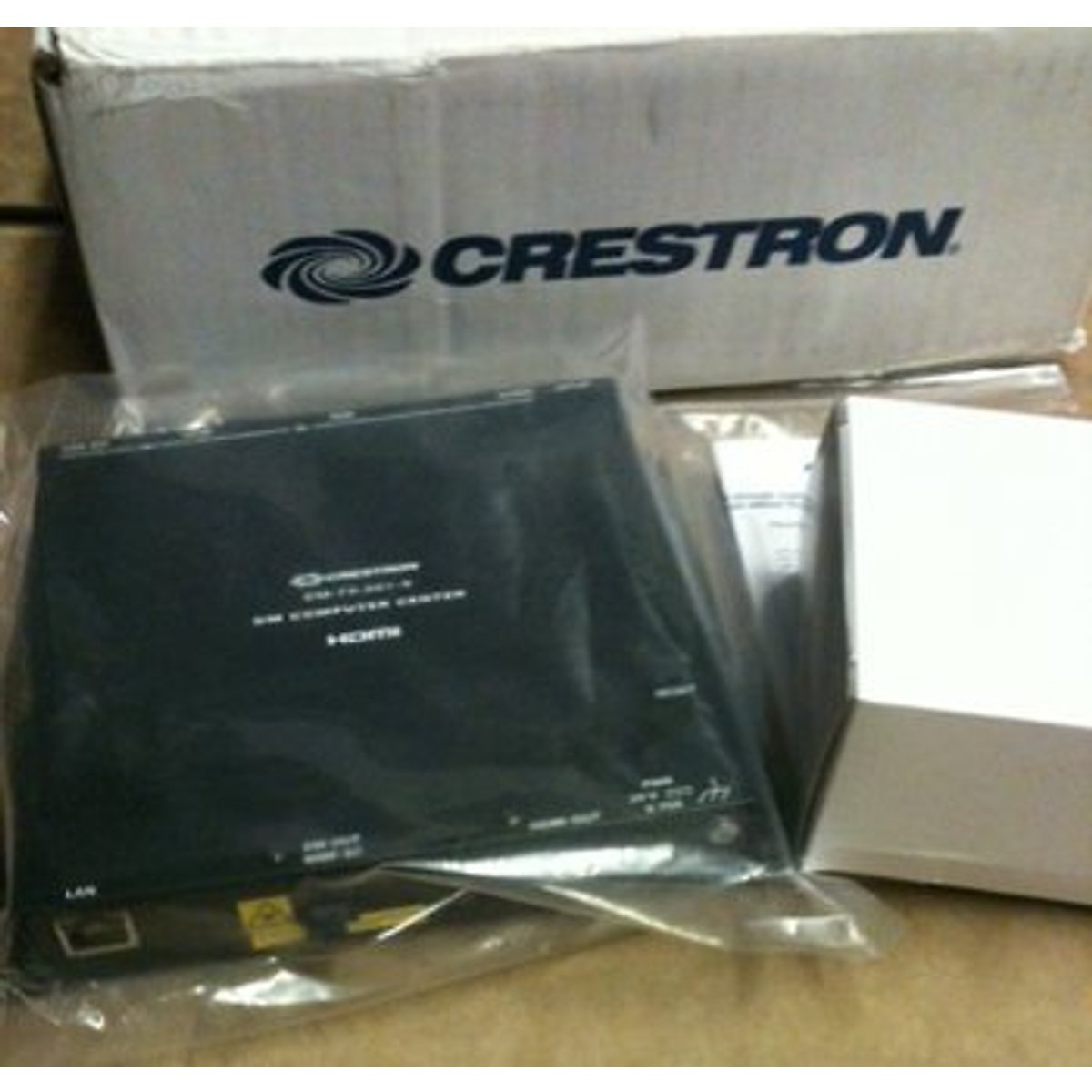 CRESTRON DM-TX-201-S 100-240 VAC, 50/60 HZ, DM 8G Fiber Input, DM SWITCHER OR Receiver VIA CRESFIBER, Fiber Transmitter, Remote Input Connection for HDMI & VGA, USB HID Device Port