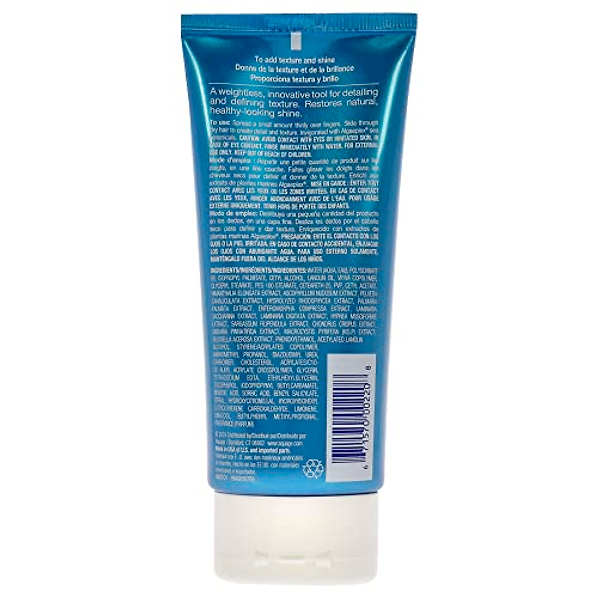 AQUAGE Detailing Creme, 4 Oz, Creates Light Texture Definition and Separation While Maintaining a Natural Look, Enhances Shine and Smooth Flyaways on Hair's Outer Surface