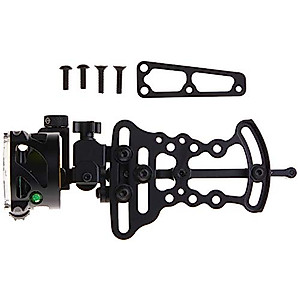 Trophy Ridge Alpha Slide Archery Bow Sight - A-Shaped .019” Single Pin Sight for Unbeatable Visibility, Right Hand