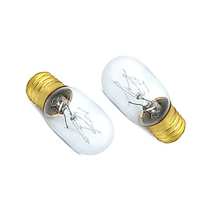 lumenivo Lava Lamp Bulbs 15 Watt 130V T7 Intermediate Base Replacement for 120V 15W Light Bulb Small Base 15W Incandescent Appliance Bulb E17 Base – 11.5” Lava Lamps & Sewing Machines – 2 Pack