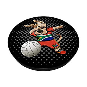 Dab Dog Proud South Africa Volleyball Lovers - National Flag PopSockets PopGrip: Swappable Grip for Phones & Tablets