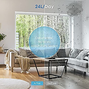 R.W.FLAME 10,000 BTU Portable Air Conditioner with Remote Control, Portable AC Unit for Room Up to 450 Sq.Ft, 3-in-1 Air Conditioner with Digital Display,24Hrs Timer,Installation Kit for Home, White