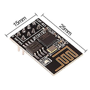 ALMOCN 4PCS ESP8266 ESP-01S Serial WiFi Module Wireless Transceiver Development Board 1MB SPI Flash DC3.0-3.6V LWIP AP+STA Compatible with Arduino