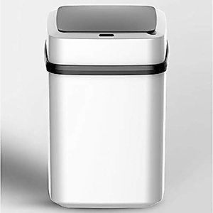 WENLII Automatic Touchless Trash Can Smart Sensor Large Automatic Dustbin Home Intelligent Kitchen Rubbish Bins with Lid
