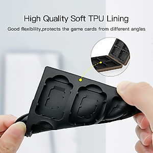 UFOPETIE Game Case Storage for Switch Game Cards Zleda Games Cube up to 12 Games,Foldable Nintendo Switch Game Card Case Cube Nintendo Switch Game Storage,for Zleda Switch Accessories-Eye