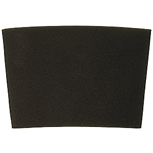 Stanley 19-1600 Foam Filter for 5-18 Gallon Wet/Dry Vacuums, Fit for SL18115, SL18115P, SL18116, SL18116P, SL18191P, SL18199P, SL18117, SL18701P-10A, SL18410P-5A, SL18410-5B, PCX18406-5B, Black